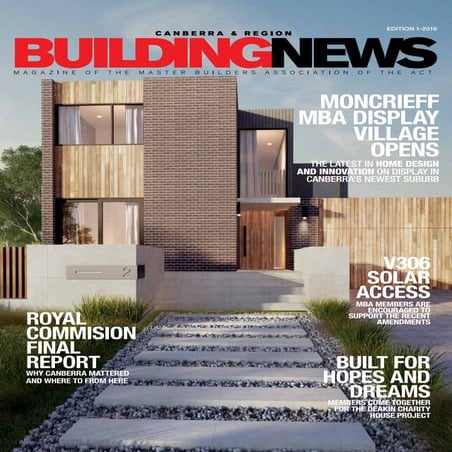Canberra Building News 1-2016 e-document | PDF