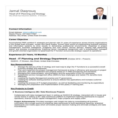 CV - Jamal Omar Daqrouq | PDF
