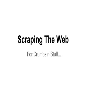 Web Scraping | PDF