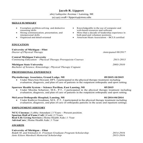Resume | DOC