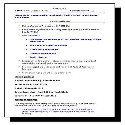 Chris resume | DOCX