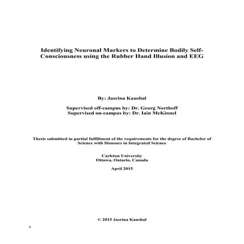 undergraduate honours thesis 3 | PDF