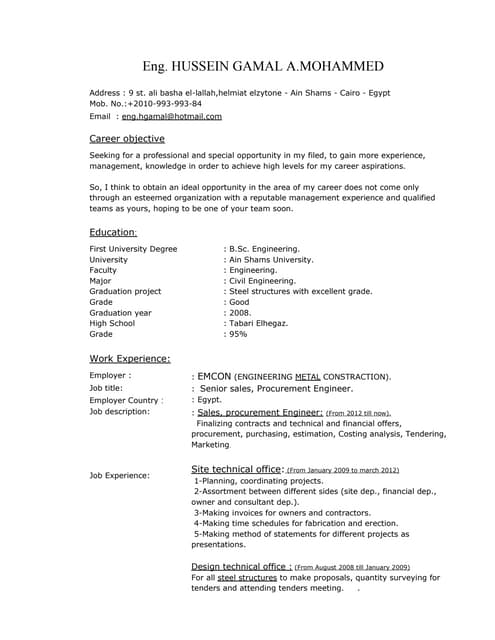 Maged cv(2) | DOCX