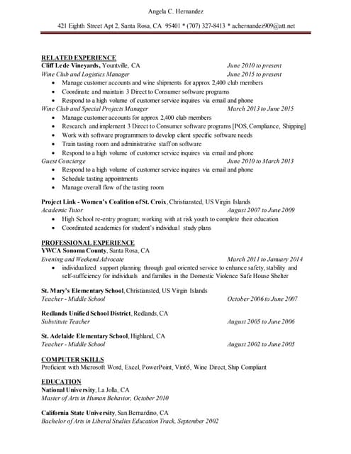 Resume Erika | PDF
