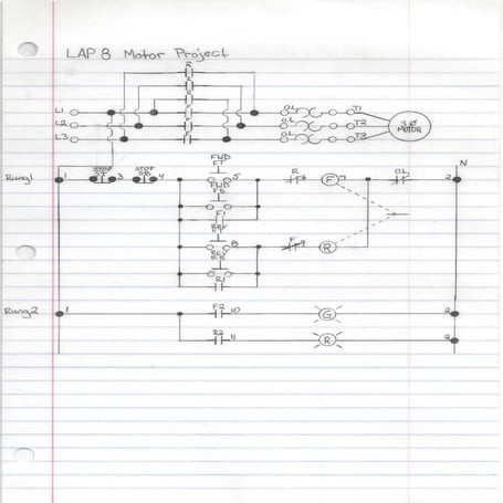 Motor Control Wire Diagram 4 | PDF