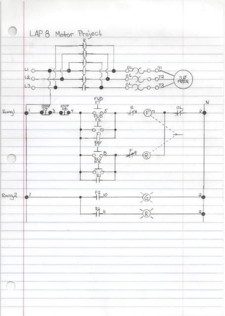 Motor Control Wire Diagram 5 | PDF