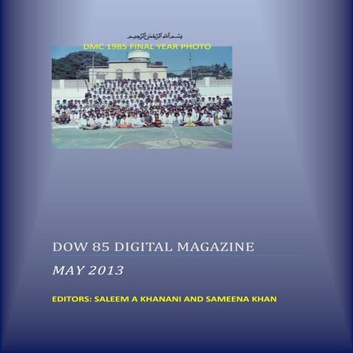 DMC CLASS OF 1985 DIGITAL MAGAZINE MAY 2013 | PDF