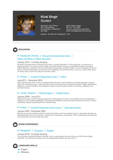 CurriculumVitae | PDF