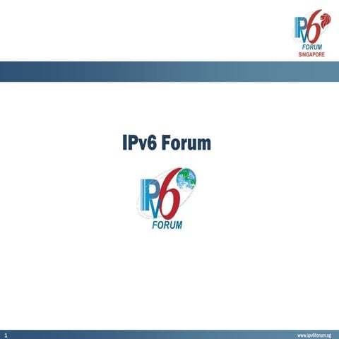 IPv6 Forum Intro | PDF