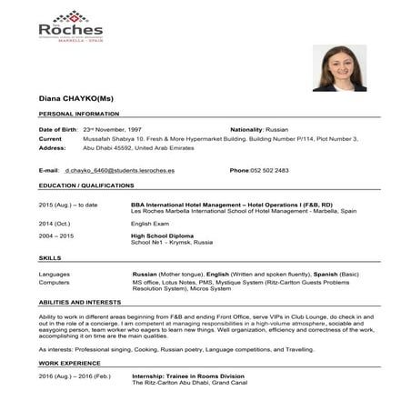 CV Veronika Kiseleva_4943 . | DOCX