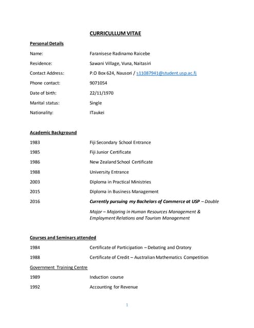 Mohammed Ali Curri Culum Vitae | PDF