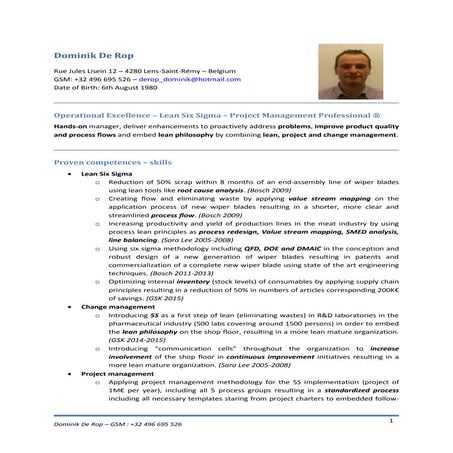 201512_CV_De Rop Dominik | PDF