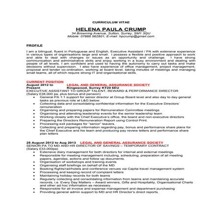 CV August 2016 | DOC