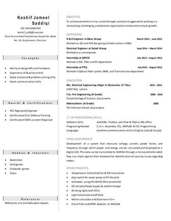 Engr ayaz cv | PDF