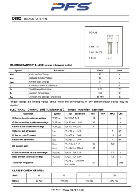 Original NPN Transistor ZTX651 651 TO-92 New | PDF