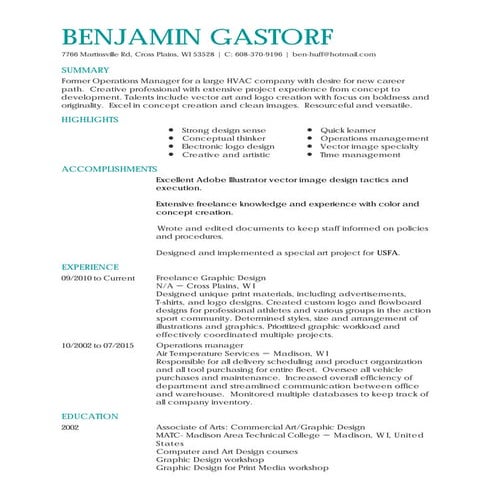 Design Resume Final | PDF