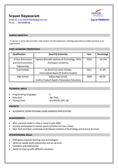 Kasi_Resume | PDF