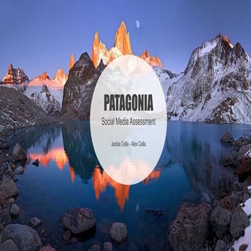 Patagonia Social Media PPT | PPTX