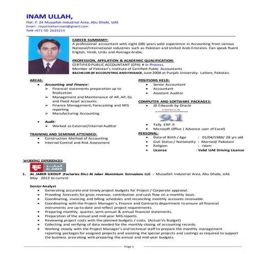 My resume upd - 04 11 16 | PDF