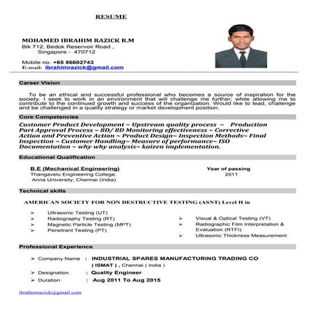 Resume - Ibrahim | PDF