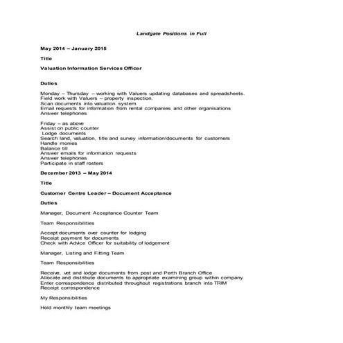 Dedra Lance resume | DOC
