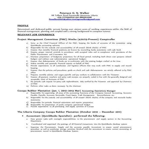 Walker's Resume | DOCX