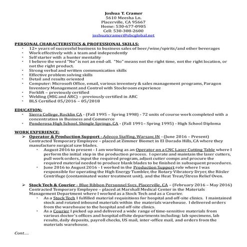 BRENDAN EDWARDS RESUME 2016 | DOC