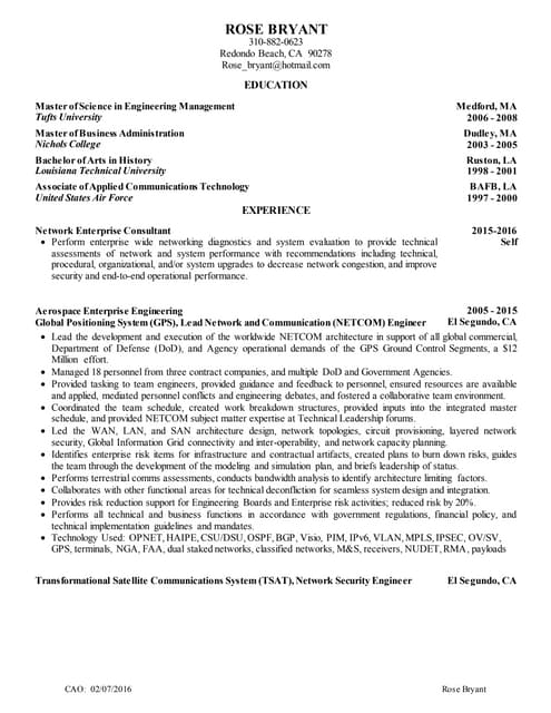 Rose Bryant presentations