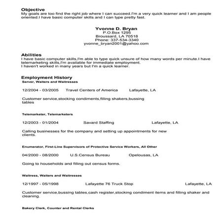 Angie resume | DOCX