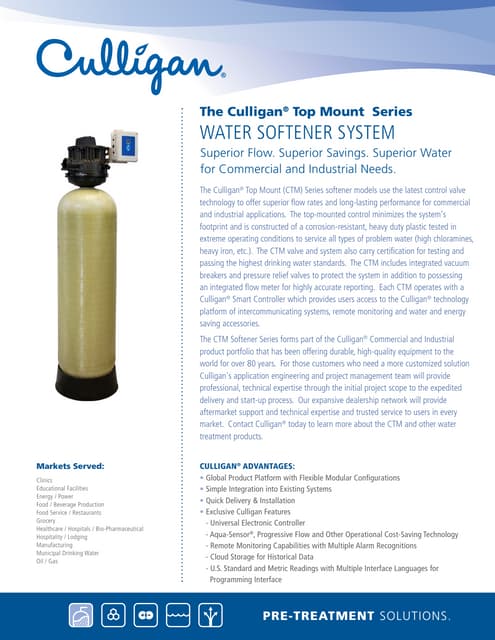 Culligan PE DI Tanks | PDF
