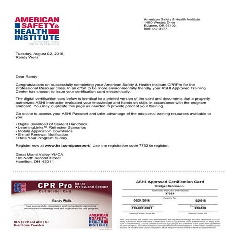 CPR Cert. | PDF