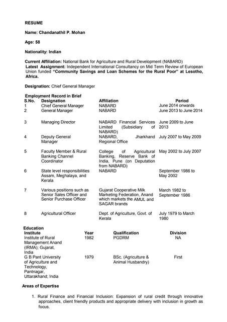 Mehboob Ali (CV) | DOC