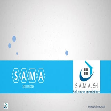 Presentazione standard SAMA Srl | PPT