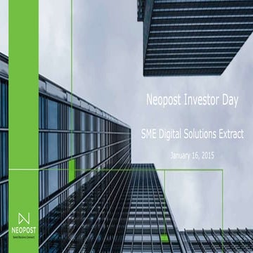Neopost Corporate Presentation | PDF