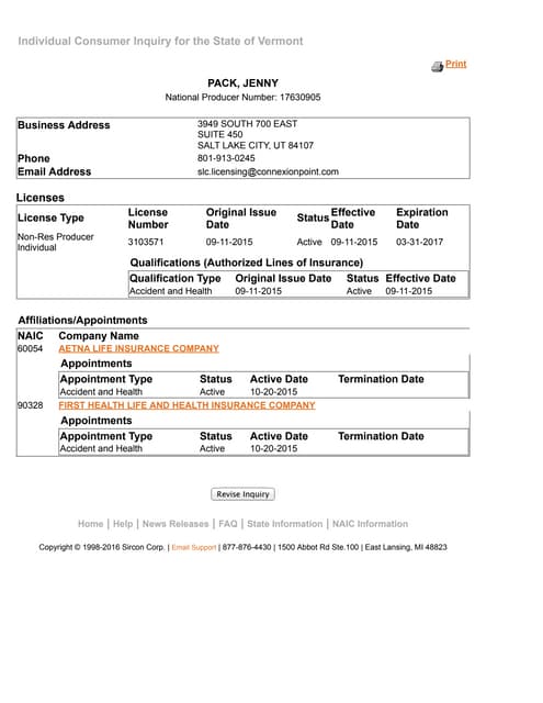 California license | PDF