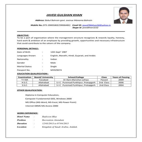life gurad cv javed (Autosaved) | DOC | Swimming | Sports