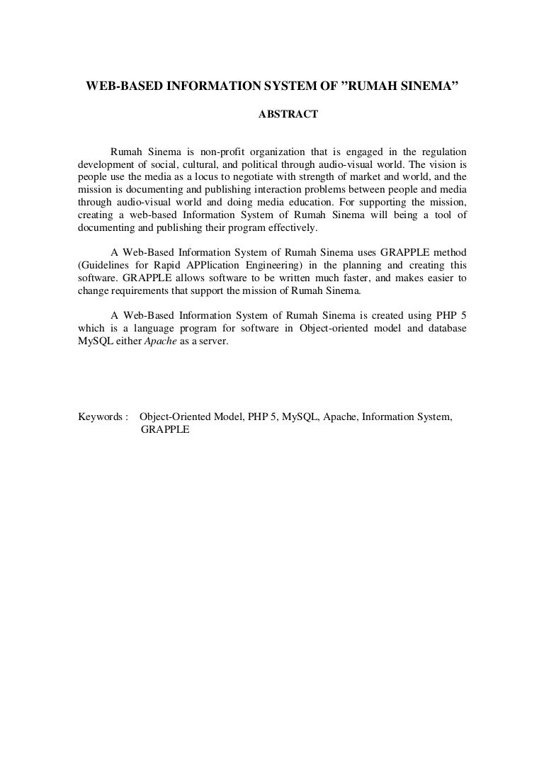 Thesis Abstract thesis-abstract