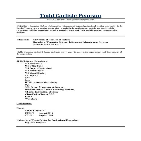 Richard Adams Resume | DOCX