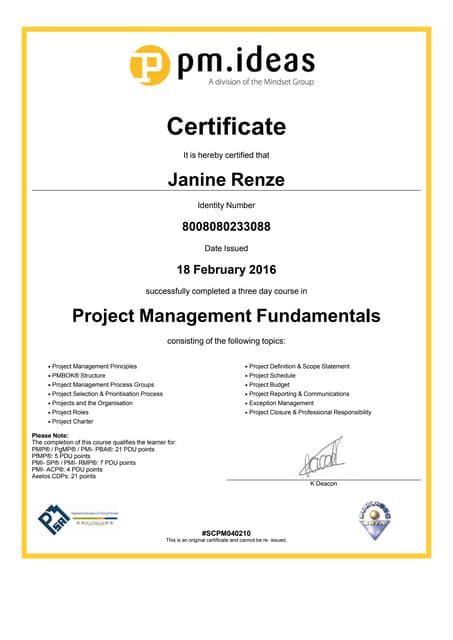 Advanced Project Management- PM-Ideas | PDF