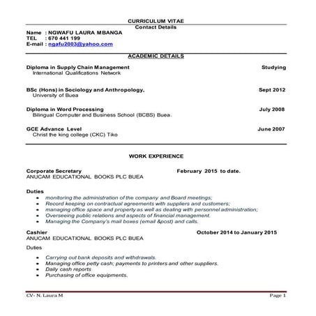 LAURA'S CV | DOCX