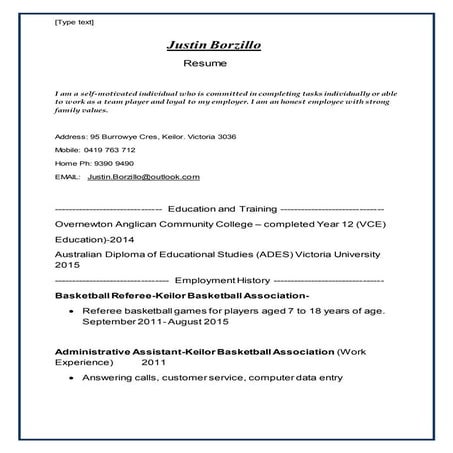 Justin's resume | PDF
