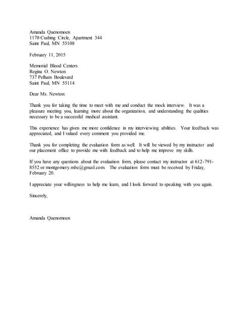 Externship Letter of Recommendation | PDF