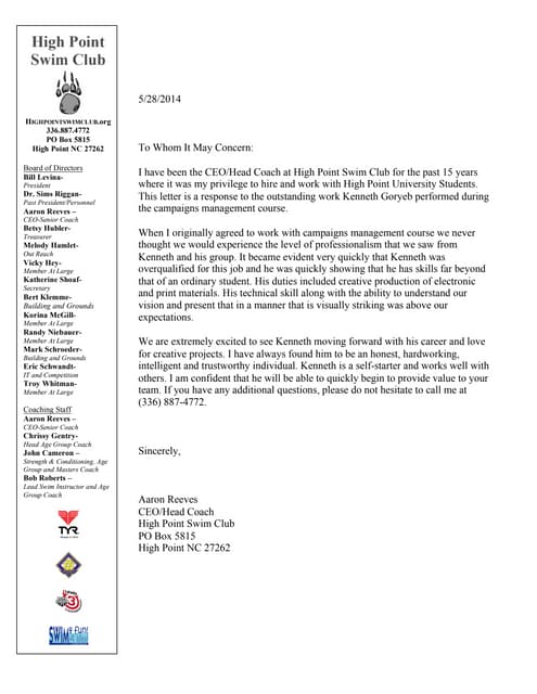 Church Letter of Recommendation | PDF