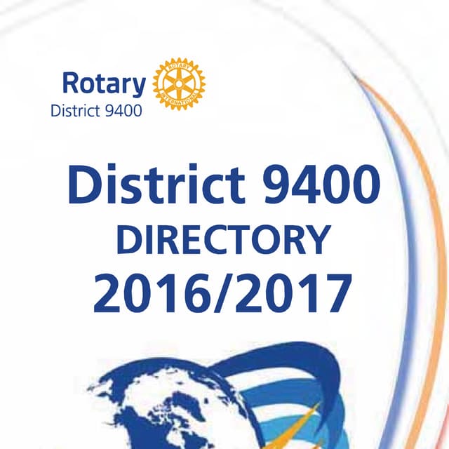 Rotary D9400 Directory 2016-2017 | PDF