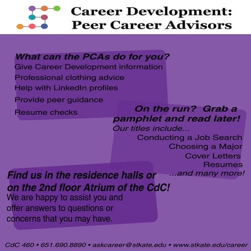 PCA Poster | PDF | Resume Writing and Advice | Job Search