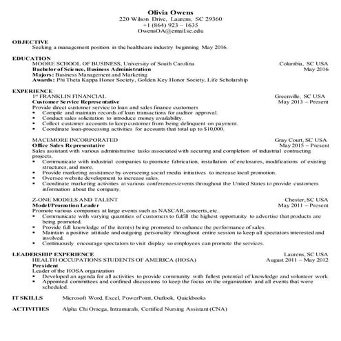 Revised Resume | DOCX