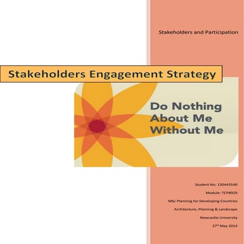 Stakeholder Engagement Strategy - EN | PDF | Business | Business and ...
