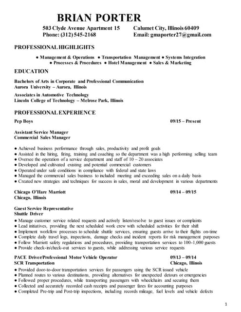 Daniel Costello Resume 11162014 | PDF