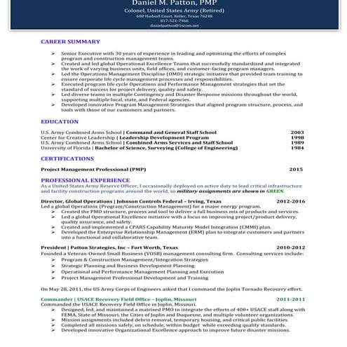 Resume.Daniel M Patton.Energy.Oct 2016 | PDF