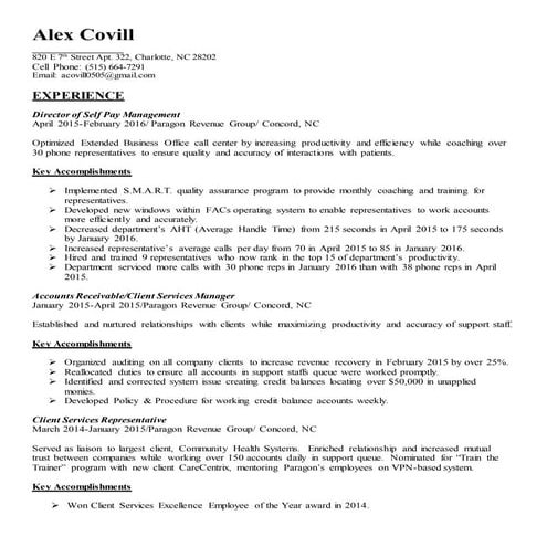 Alex Covill_Resume-2 | PDF